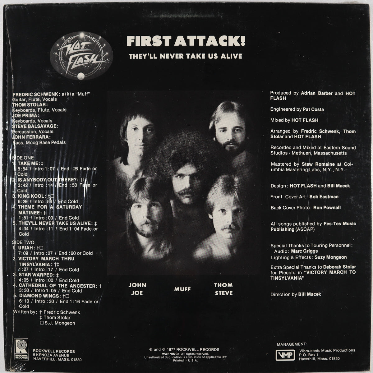 HOT FLASH – First attack – out there records